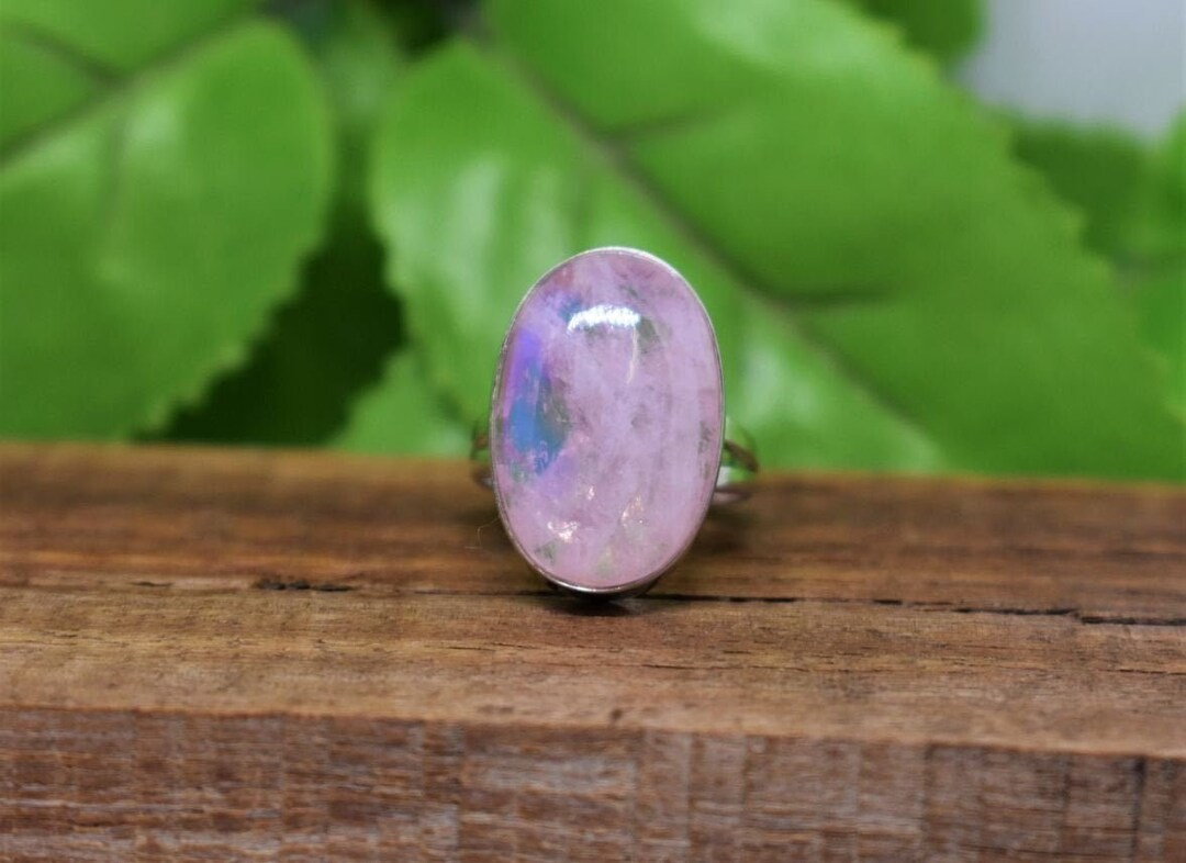 Rainbow Moonstone Ring, Handmade Ring, Natural Moonstone Ring, 925 ...