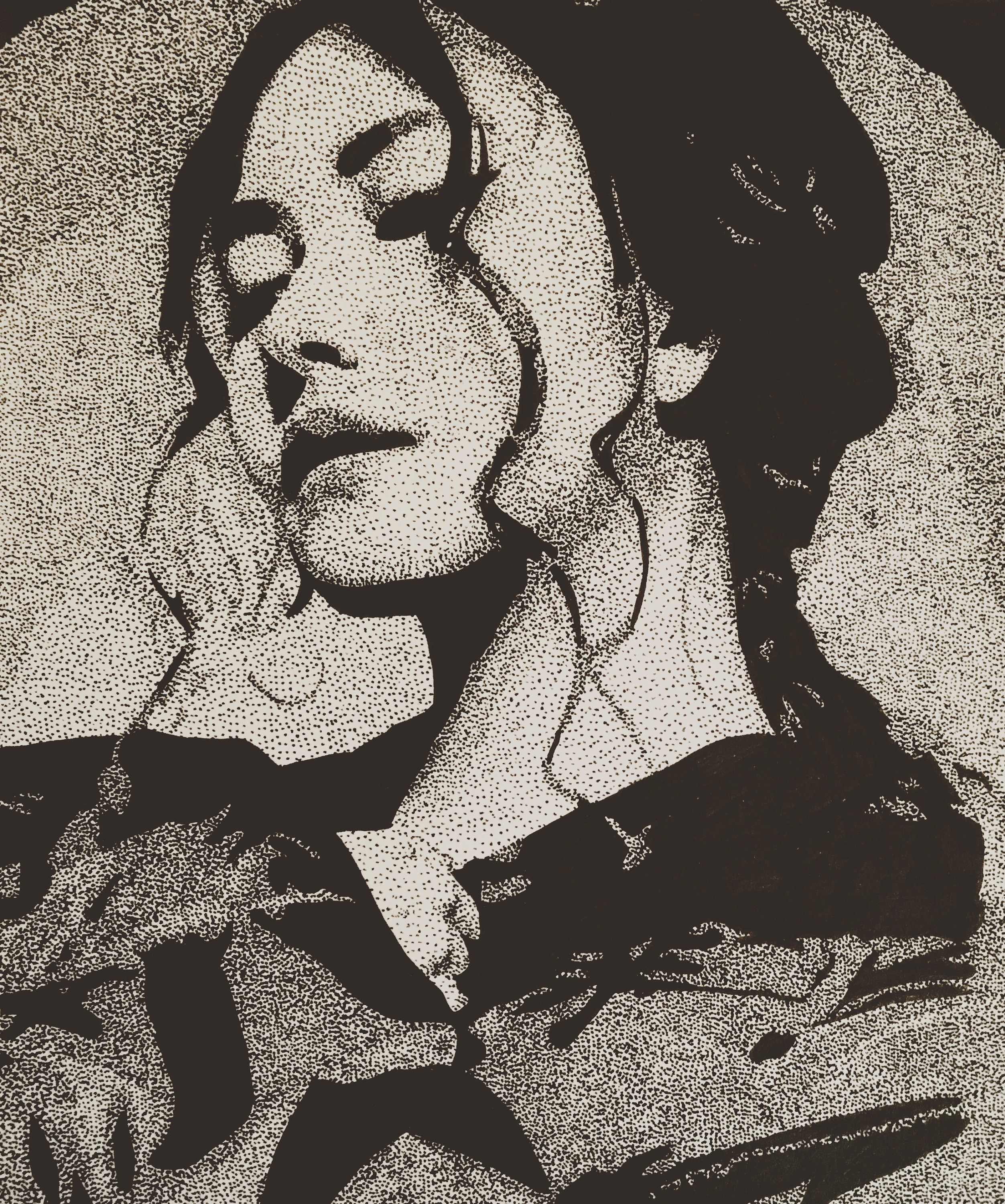 Custom Portrait Handmade Ink Portrait Stippling Portrait - Etsy Canada