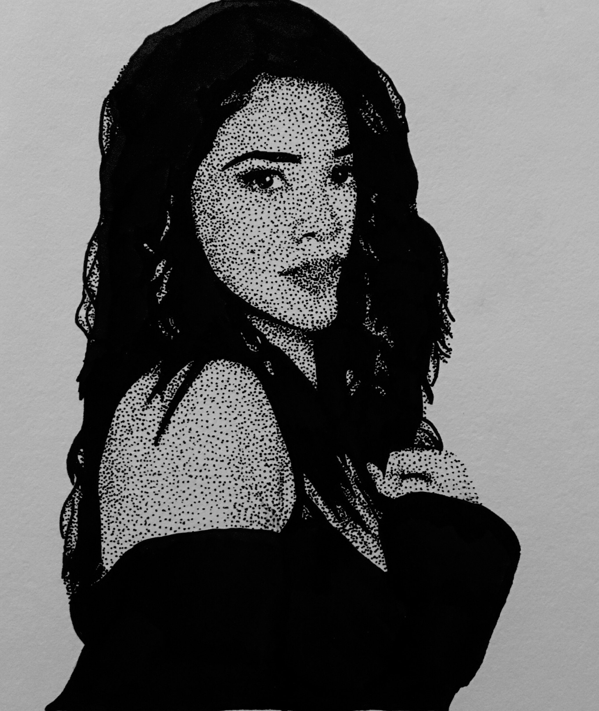 Custom Portrait Handmade Ink Portrait Stippling Portrait - Etsy Canada
