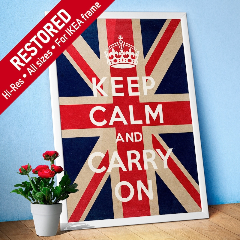 Keep Calm Poster - Etsy
