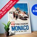 Monaco Vintage F1 Grand Prix 1963 Poster Vintage Formula 1 - Etsy