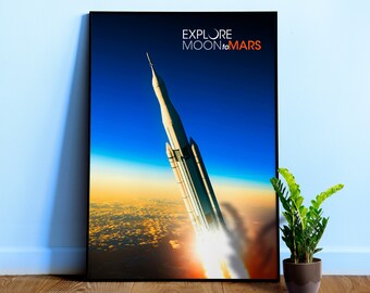 NASA Artemis I Space Launch System Instant Download Printable Moon ...