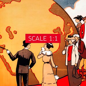 Thomas Cook Agency, UK 1904 — Retro Travel Poster, Vintage Travel Art ...