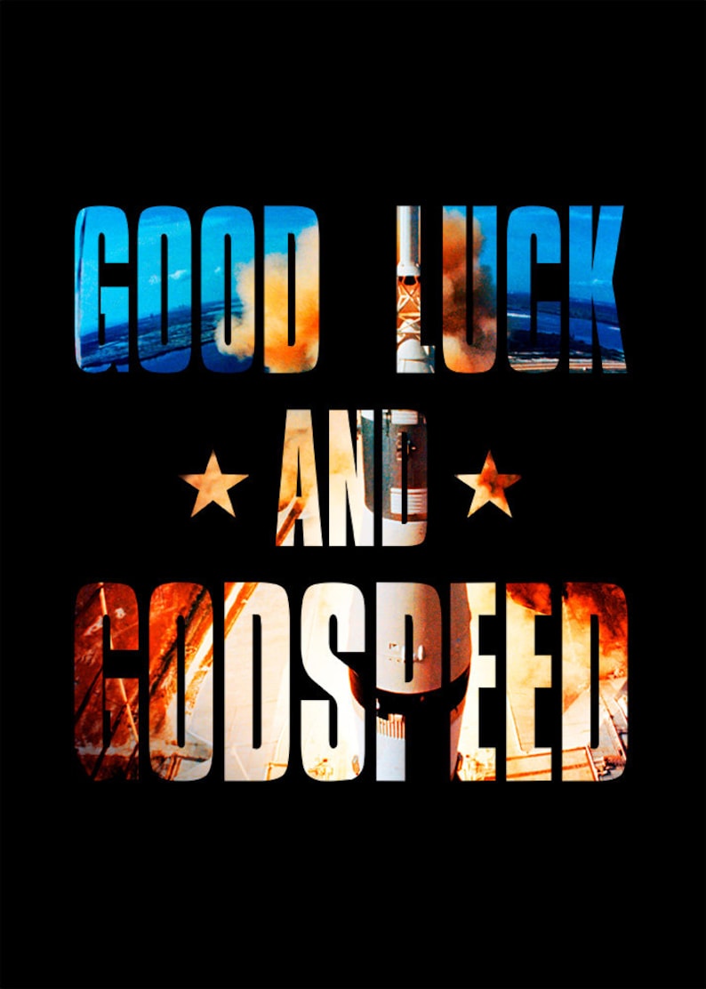 Good Luck and Godspeed / NASA Short-sleeve Unisex T-shirt - Etsy