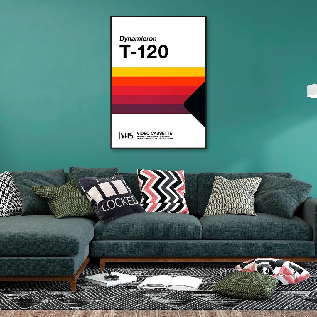 Retrowave Poster: VHS Cassette Case T-120 [retrowave/vaporwave ...