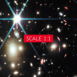 Sunrise Arc. Galaxy Cluster With Gravitational Lensing (james Webb/jwst ...