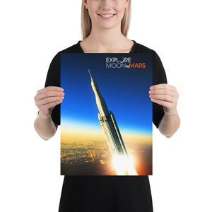 NASA Artemis SLS Rocket Launch Space Poster Space Art - Etsy