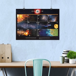 Cosmic Calendar (carl Sagan Style), Universe Evolution Chart — Space ...
