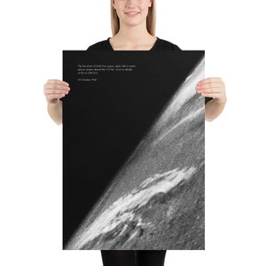 The First Photo of Earth From Space, 1946 — Space Poster, Science ...
