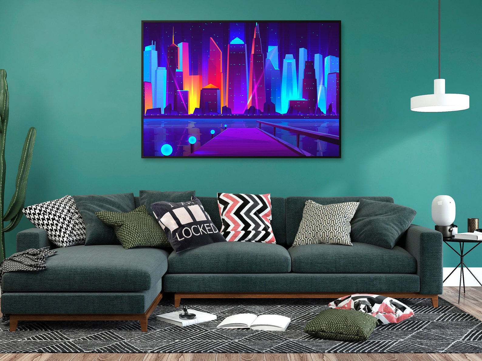 Synthwave Neon City [synthwave/vaporwave/cyberpunk] — Aesthetic Poster ...
