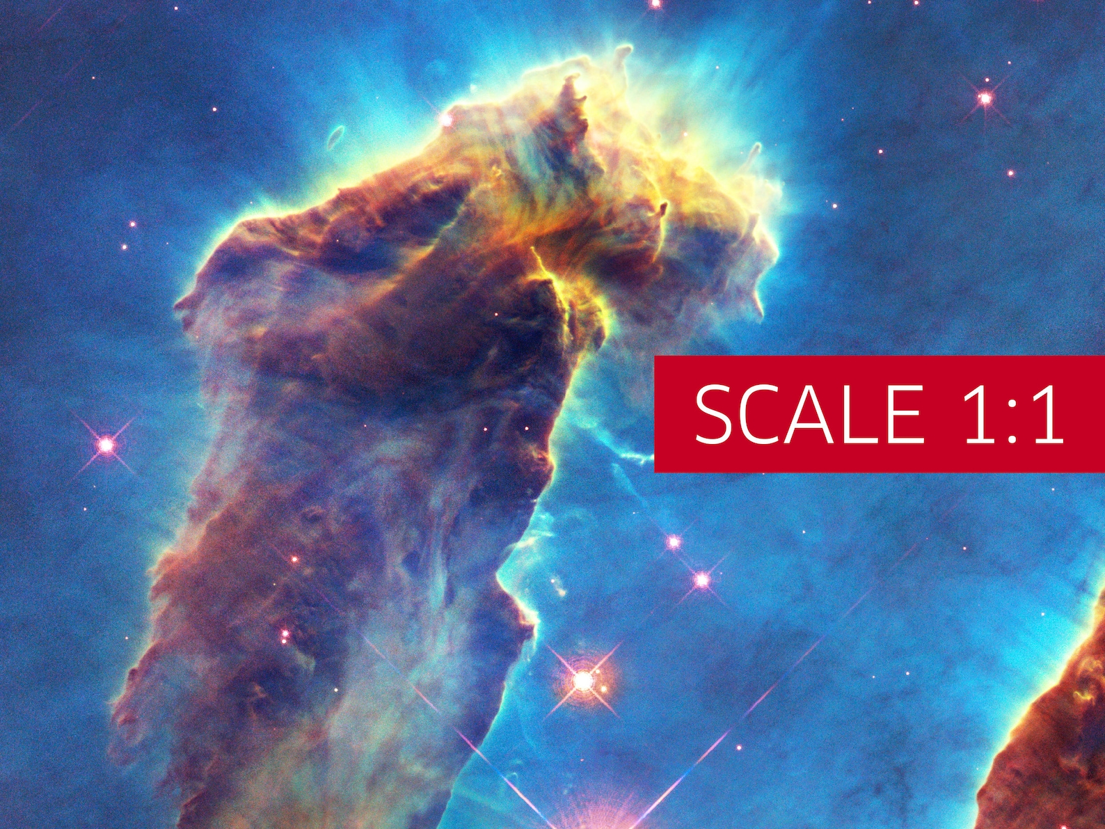 The Pillars of Creation. Eagle Nebula (M16, NGC 6611), NASA Hubble ...