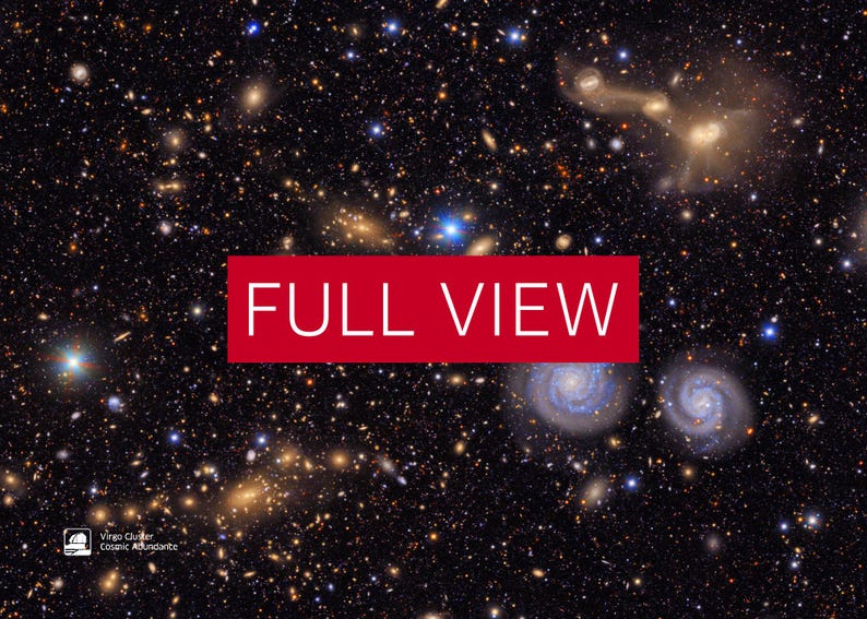 Virgo Cluster, Cosmic Abundance – Vera C. Rubin Observatory Poster ...