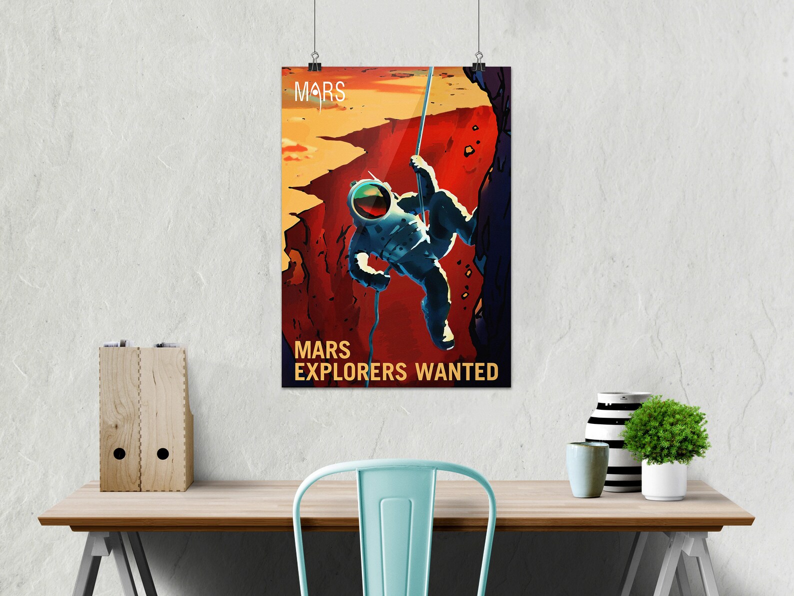 NASA Mars Vintage: Mars Explorers Wanted Space Poster - Etsy