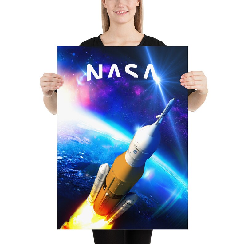 NASA Artemis SLS Poster Rocket Launch Poster Space Poster - Etsy