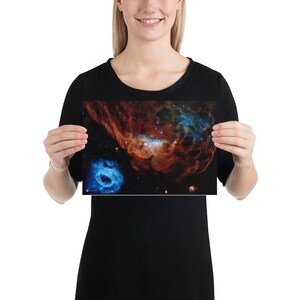 Cosmic Reef, NGC 2014, NASA Hubble Space Telescope — Space Poster ...