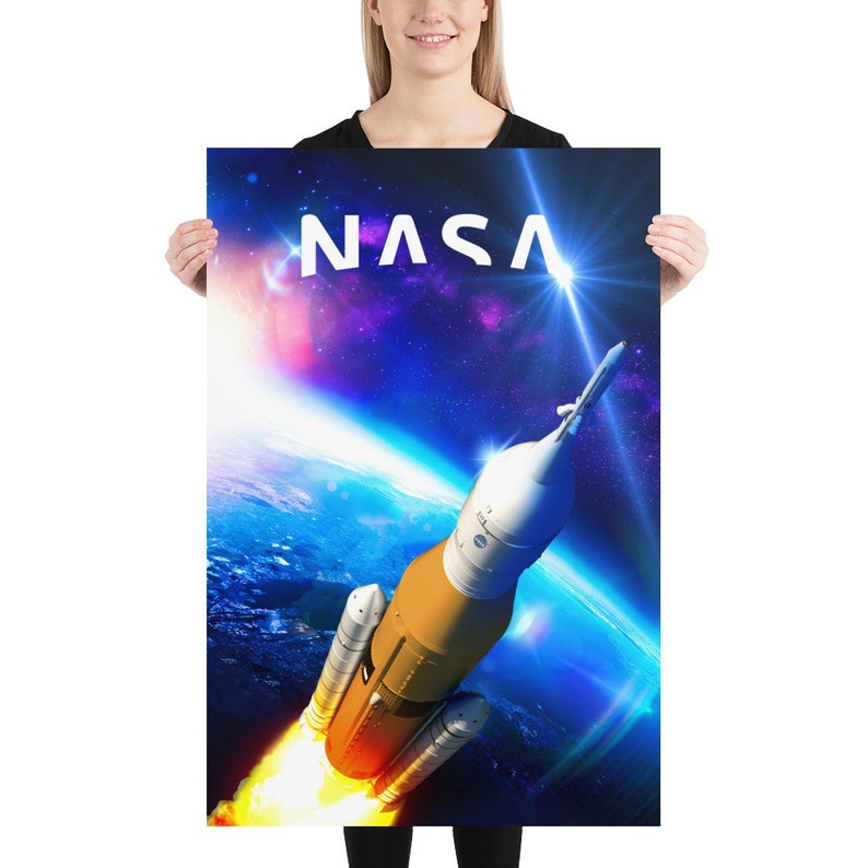 NASA Artemis SLS Poster Rocket Launch Poster Space Poster - Etsy Hong Kong