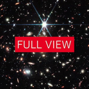 Sunrise Arc. Galaxy Cluster With Gravitational Lensing (james Webb/jwst ...