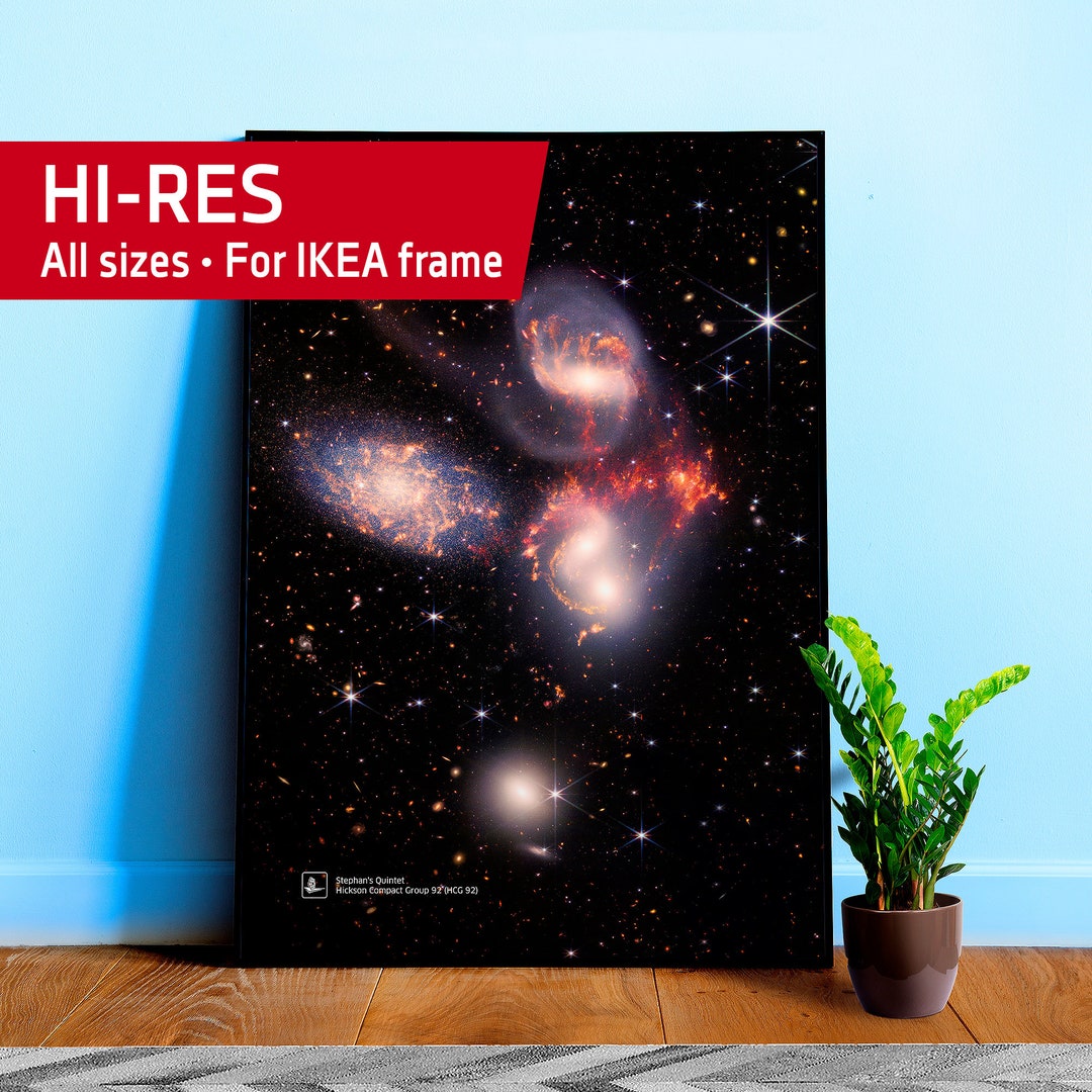 Stephan’s Quintet. Hickson Compact Group 92 (HCG 92) (james Webb/jwst ...