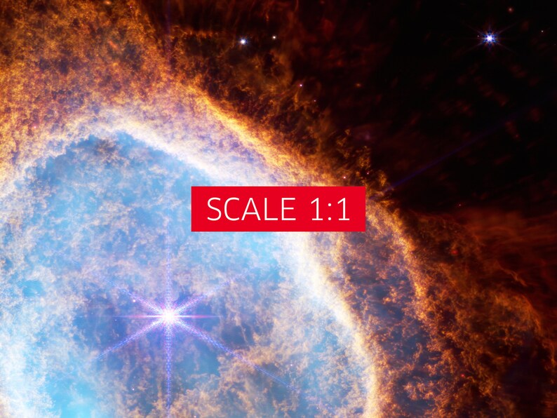 Southern Ring Nebula. NGC 3132 (james Webb/jwst) — Space Poster ...