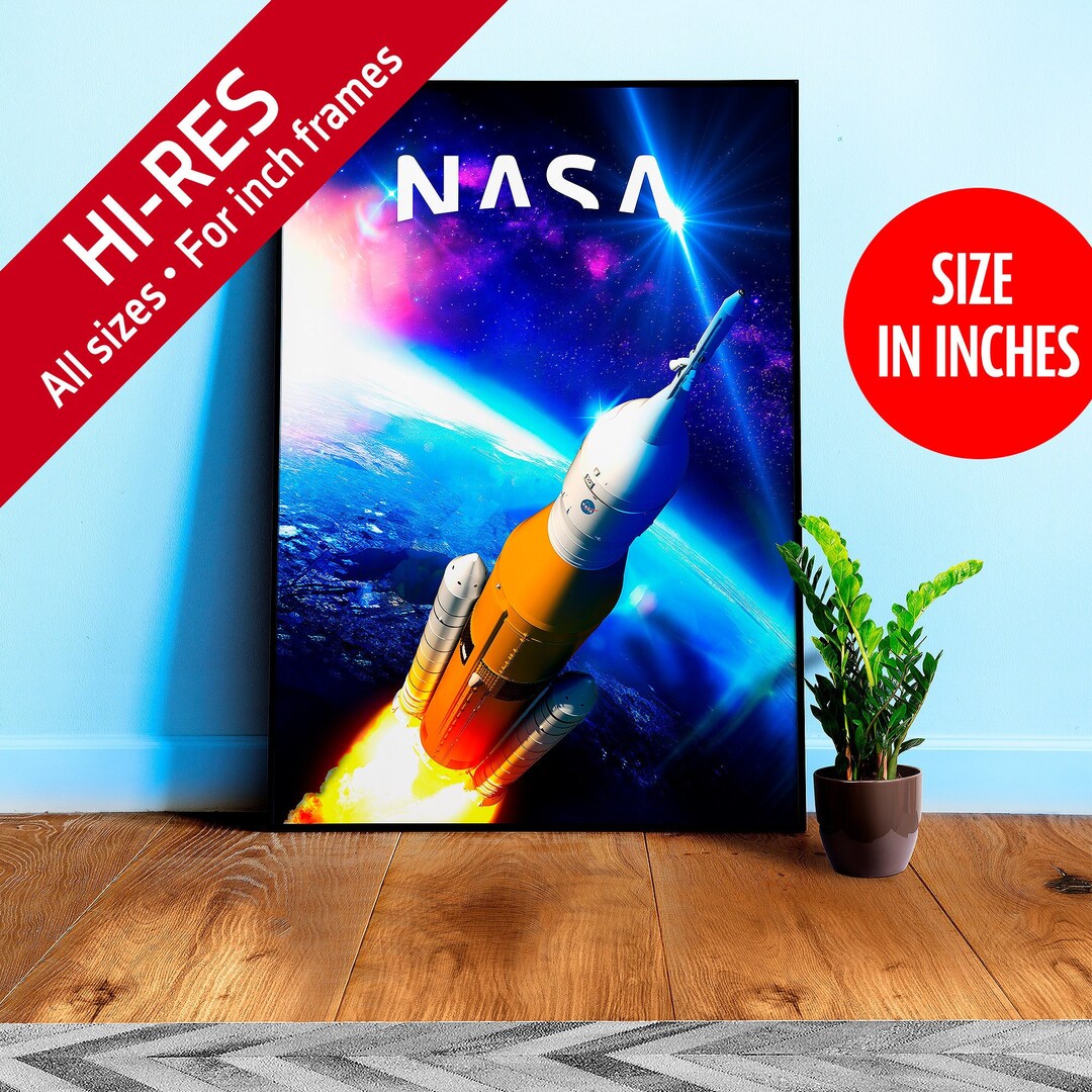 NASA Artemis 1 SLS Rocket 2022 Launch Space Poster Space - Etsy