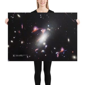 Question Mark Galaxy (james Webb/jwst) — Space Poster, Science Poster ...