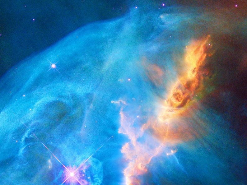 Bubble Nebula, NGC 7635 — NASA Hubble Space Telescope — Space Poster ...
