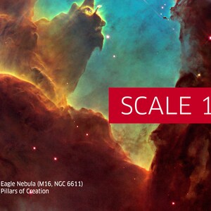 Eagle Nebula M16, NGC 6611 - NASA Hubble Space Telescope — Space Poster, Science Poster, Photo ...