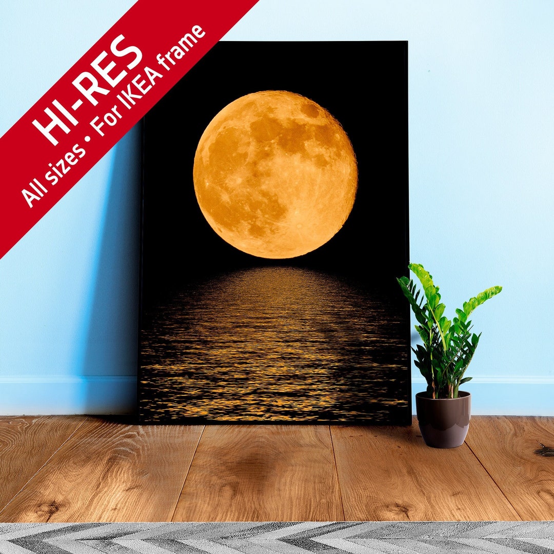 Full Moon hi-res Poster Space Poster, Moon Poster, Space Art, Moon ...