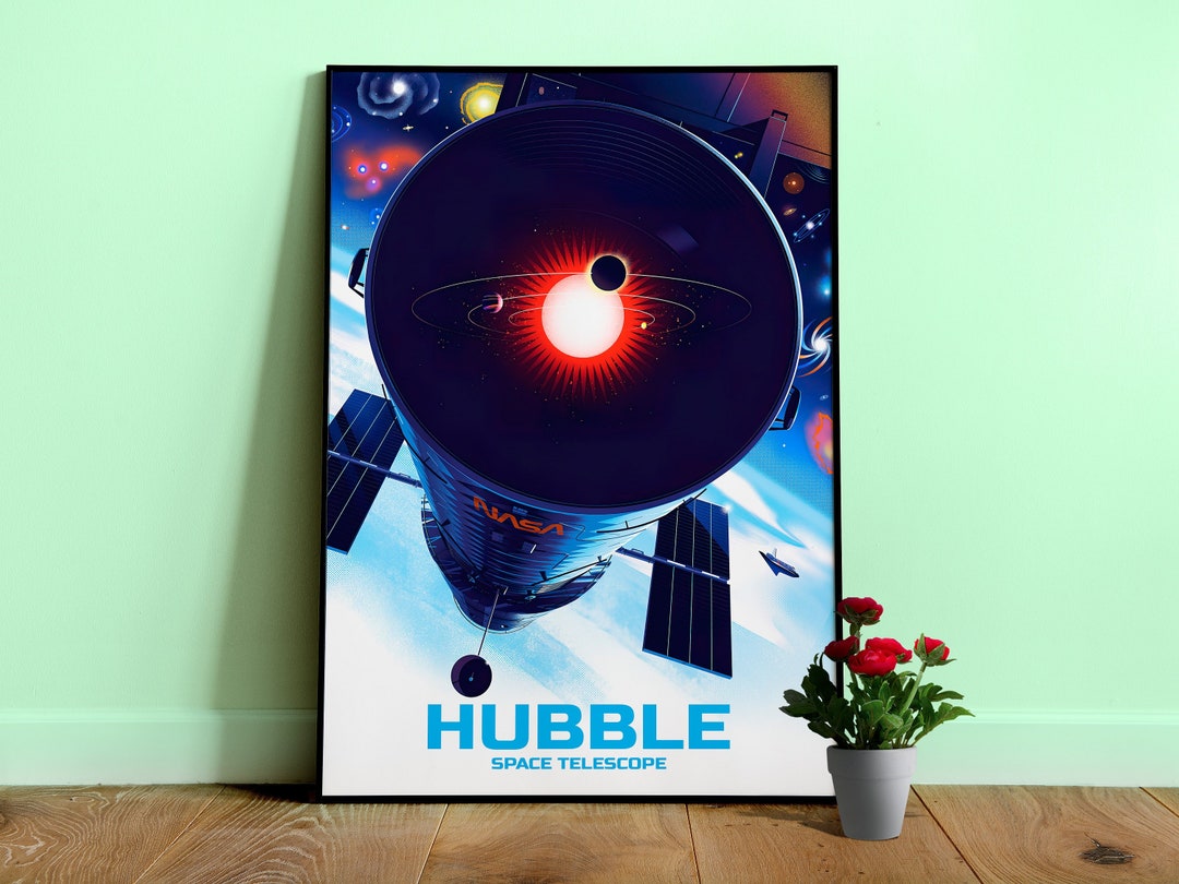 Hubble Space Telescope, NASA/JPL Poster — Space Poster, Science Poster ...