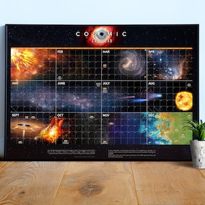 Cosmic Calendar (carl Sagan Style), Universe Evolution Chart — Space ...
