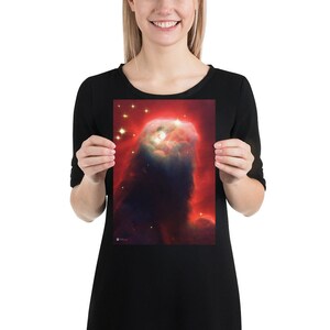 Cone Nebula, NGC 2264, NASA Hubble Space Telescope — Space Poster ...