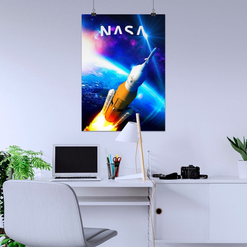 NASA Artemis SLS Poster Rocket Launch Poster Space Poster - Etsy