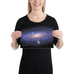 Andromeda Galaxy M31, NASA Hubble Space Telescope — Space Poster ...