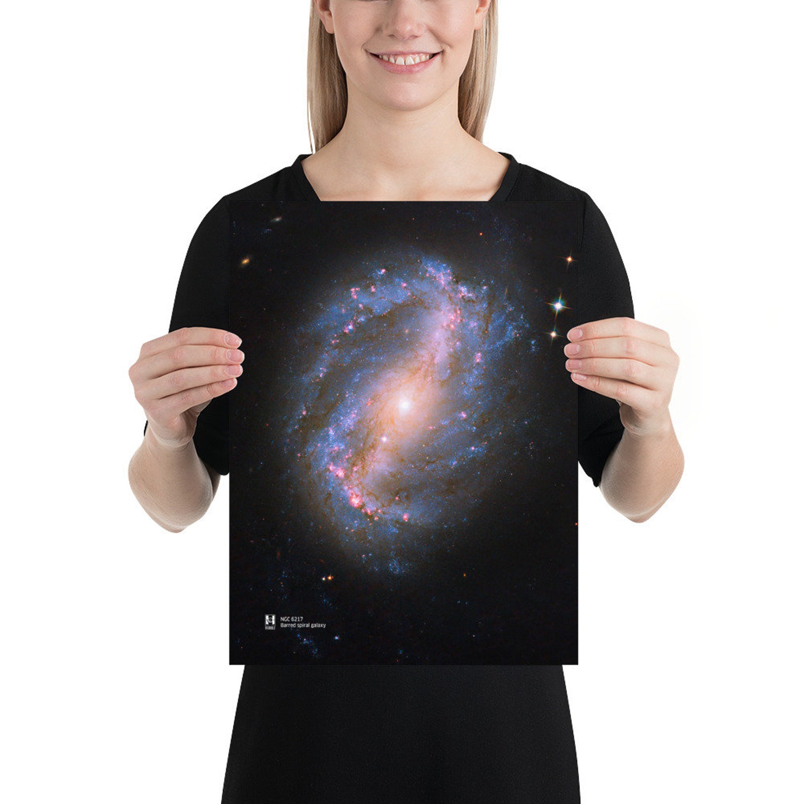 Barred Spiral Galaxy NGC 6217 NASA Hubble Space Telescope - Etsy