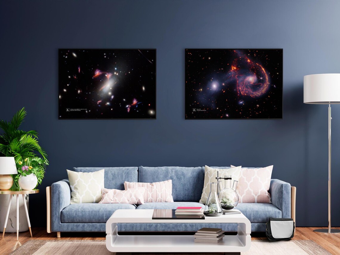 Question Mark Galaxy (james Webb/jwst) — Space Poster, Science Poster ...