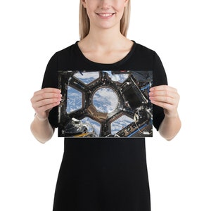 ISS Cupola Module, Earth Orbit — Space Poster, Space Art, Photo Poster ...