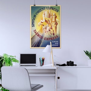 Simplon Orient Express, Taurus Express, Egypt, Turkey — Retro Vintage ...