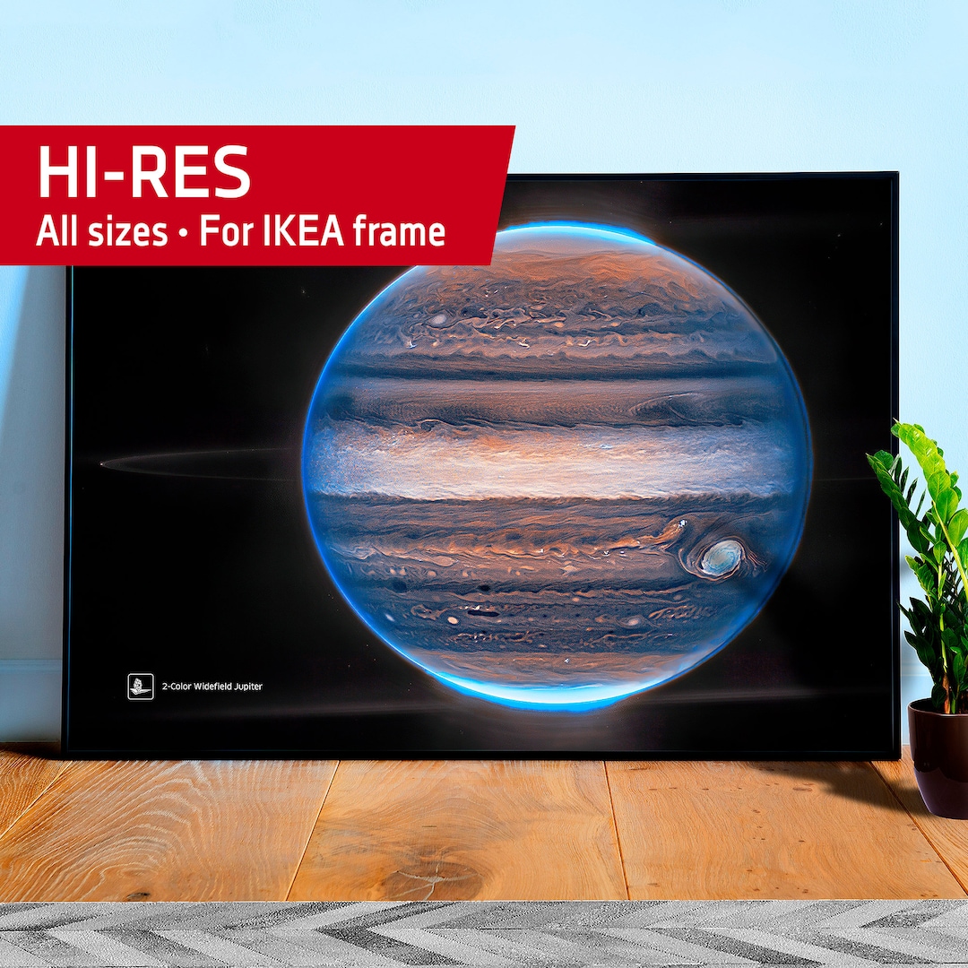 JWST Jupiter 2022 (james Webb/jwst) — Space Poster, Science Poster ...