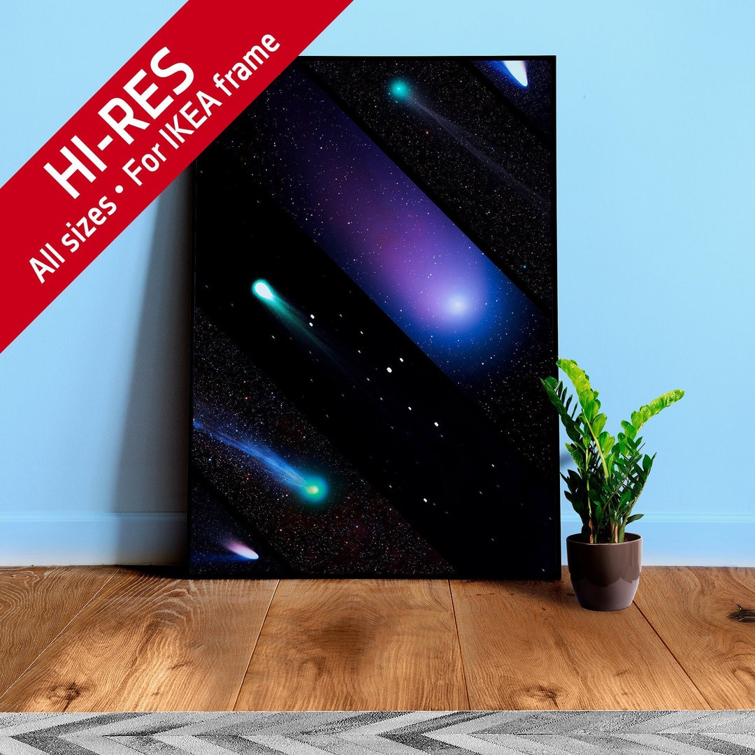 Space Collage: Comets Mashups NASA Hubble Space Telescope Space Poster ...