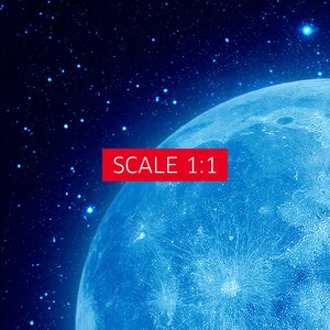 Full Moon, Blue Moon (hi-res Poster) — Space Poster, Moon Poster, Space ...