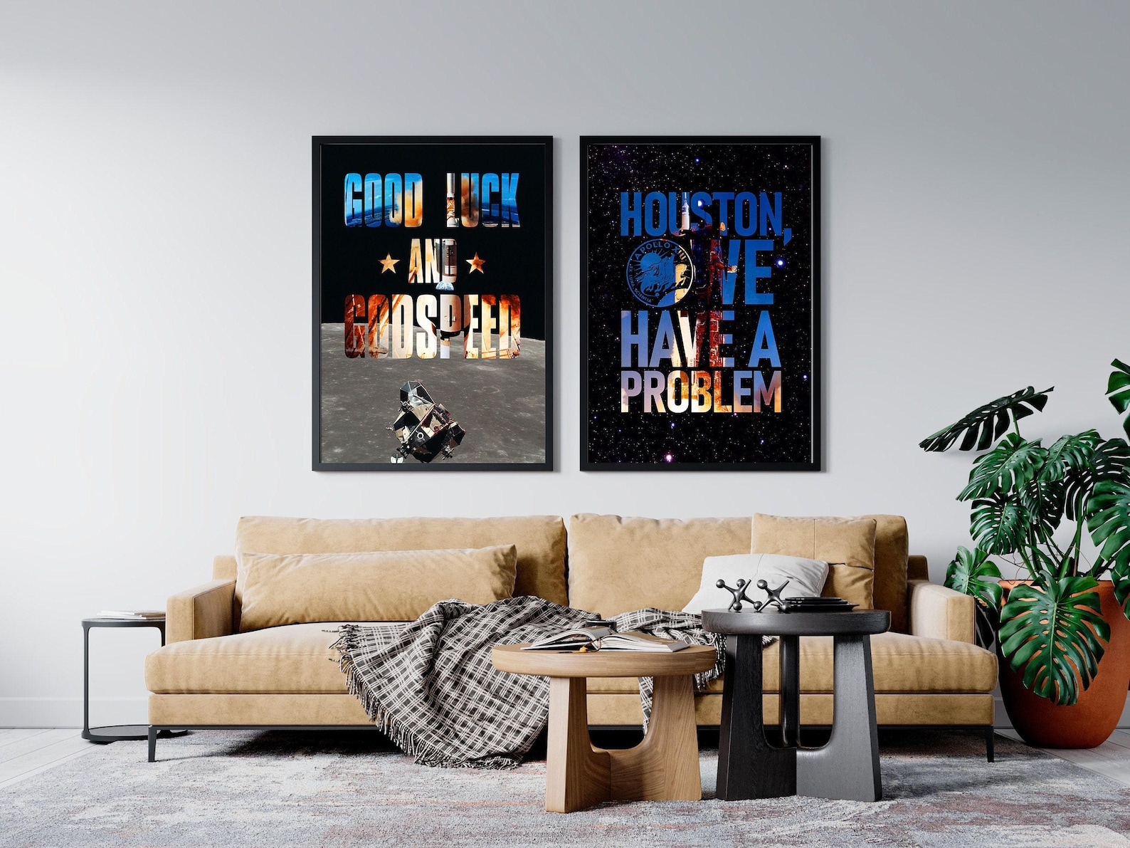 Good Luck and Godspeed / NASA, Apollo Missions, Moon — Space Poster ...