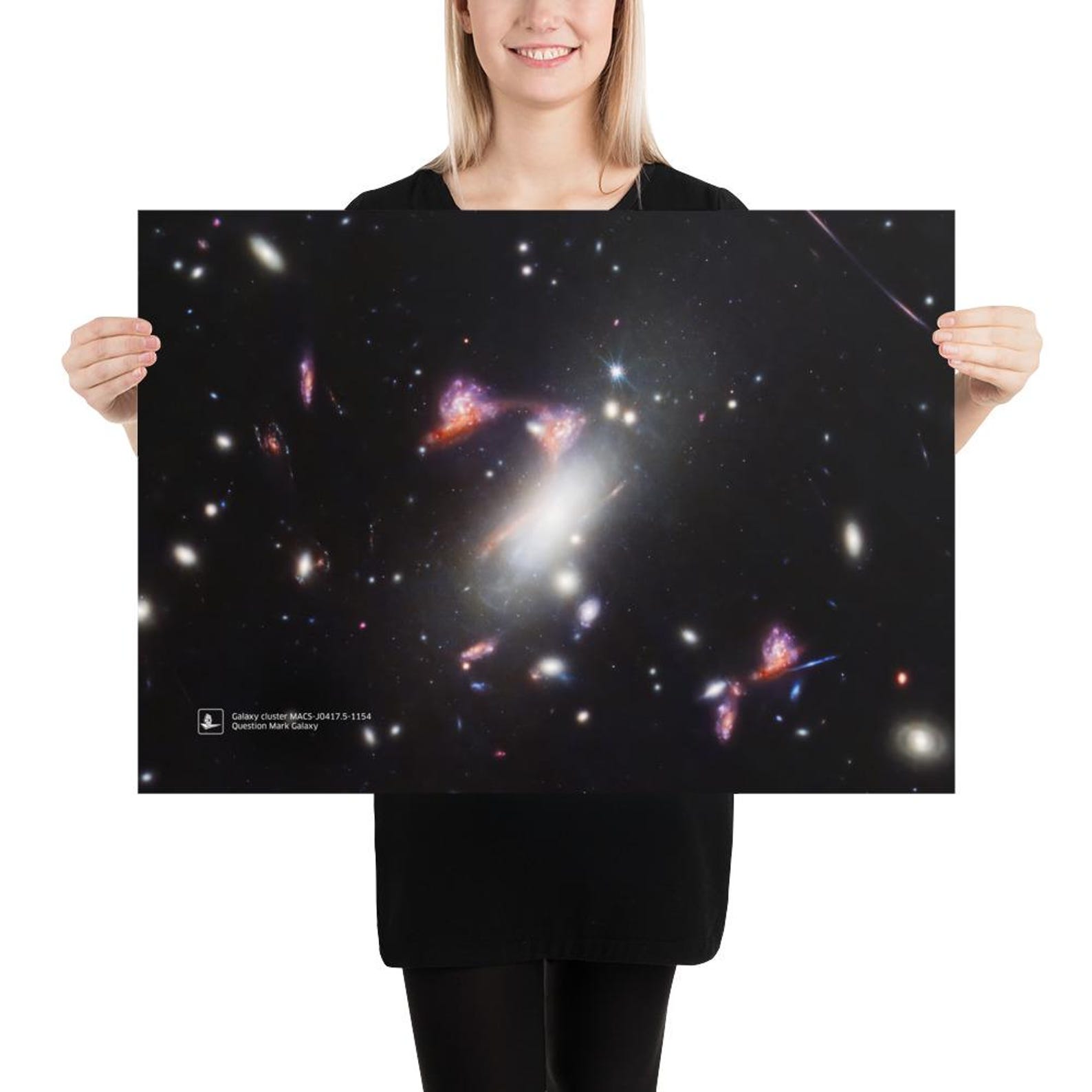 Question Mark Galaxy (james Webb/jwst) — Space Poster, Science Poster ...