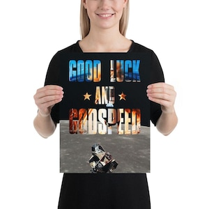 Good Luck and Godspeed / NASA, Apollo Missions, Moon — Space Poster ...