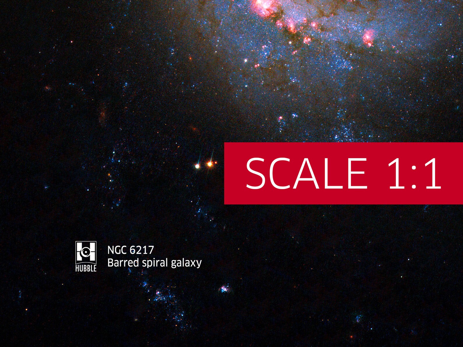 Barred Spiral Galaxy NGC 6217 NASA Hubble Space Telescope | Etsy