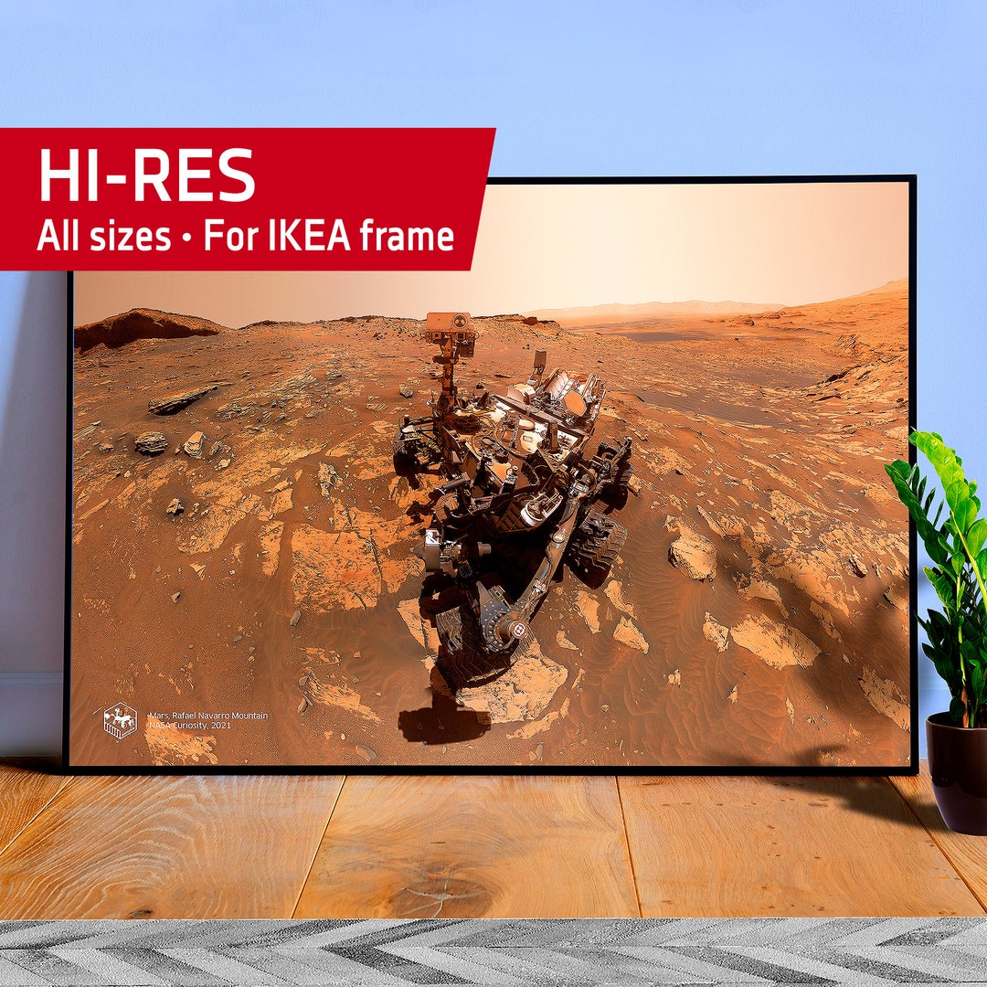NASA Curiosity Selfie 2021, Mars, Rafael Navarro Mountain — Space ...