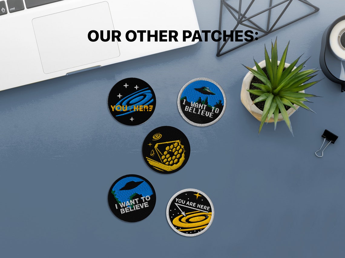 James Webb Space Telescope JWST NASA — Embroidered Patches, Space Patch ...