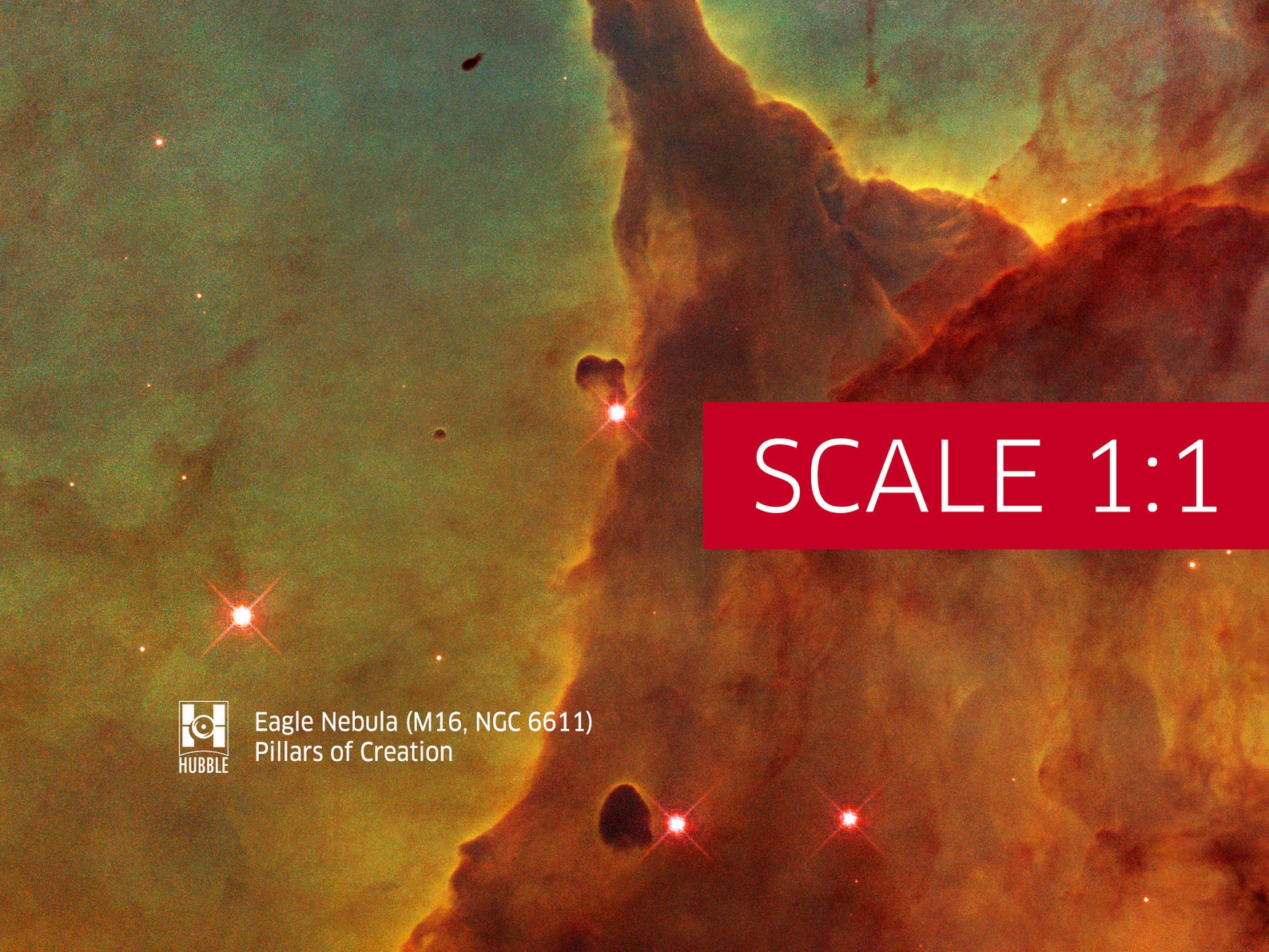 The Pillars of Creation. Eagle Nebula M16 NGC 6611 NASA | Etsy Canada