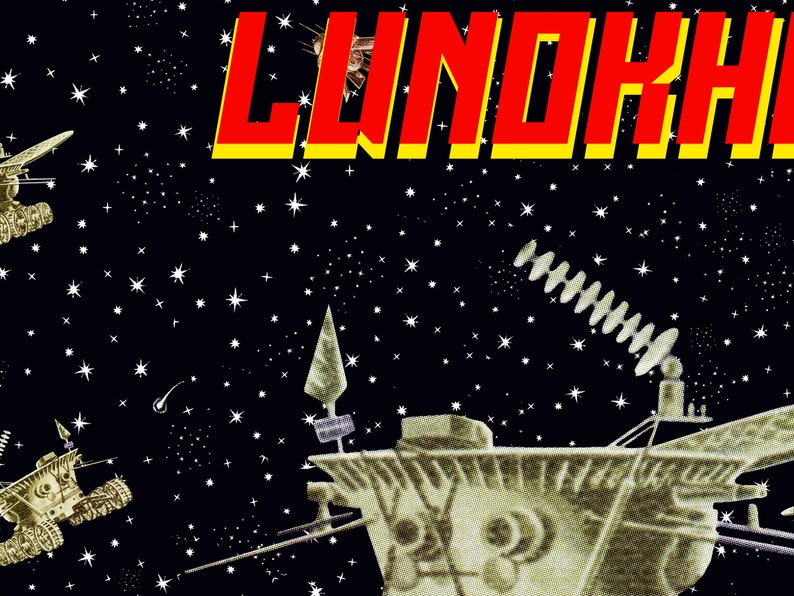 Lunokhod: Gagarin Space Art sovietwave Poster - Etsy