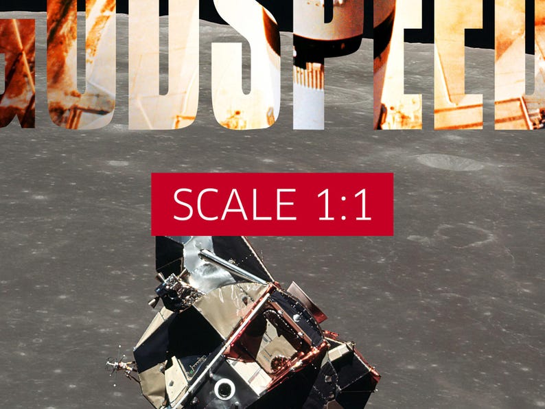 Good Luck and Godspeed / NASA, Apollo Missions, Moon — Space Poster ...