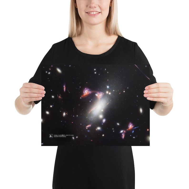 Question Mark Galaxy (james Webb/jwst) — Space Poster, Science Poster ...